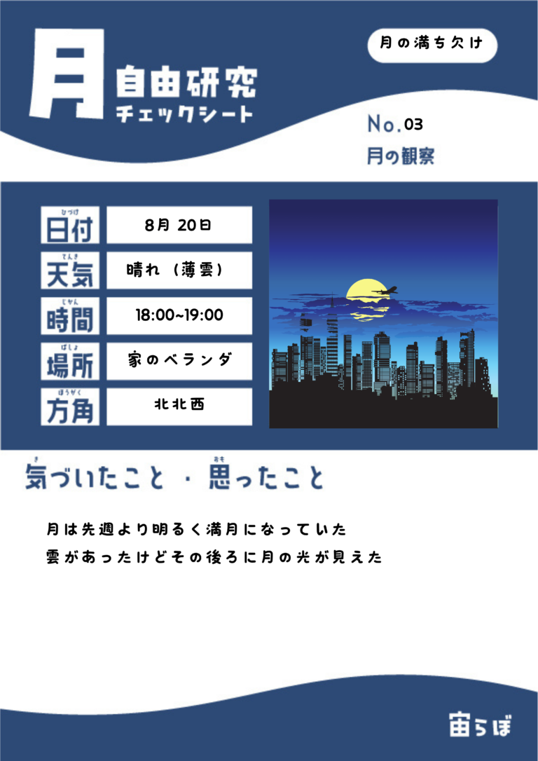 【夏休みの宿題に】月の自由研究の進め方ガイド!|自由研究のテンプレートがダウンロードできる! 宙らぼ